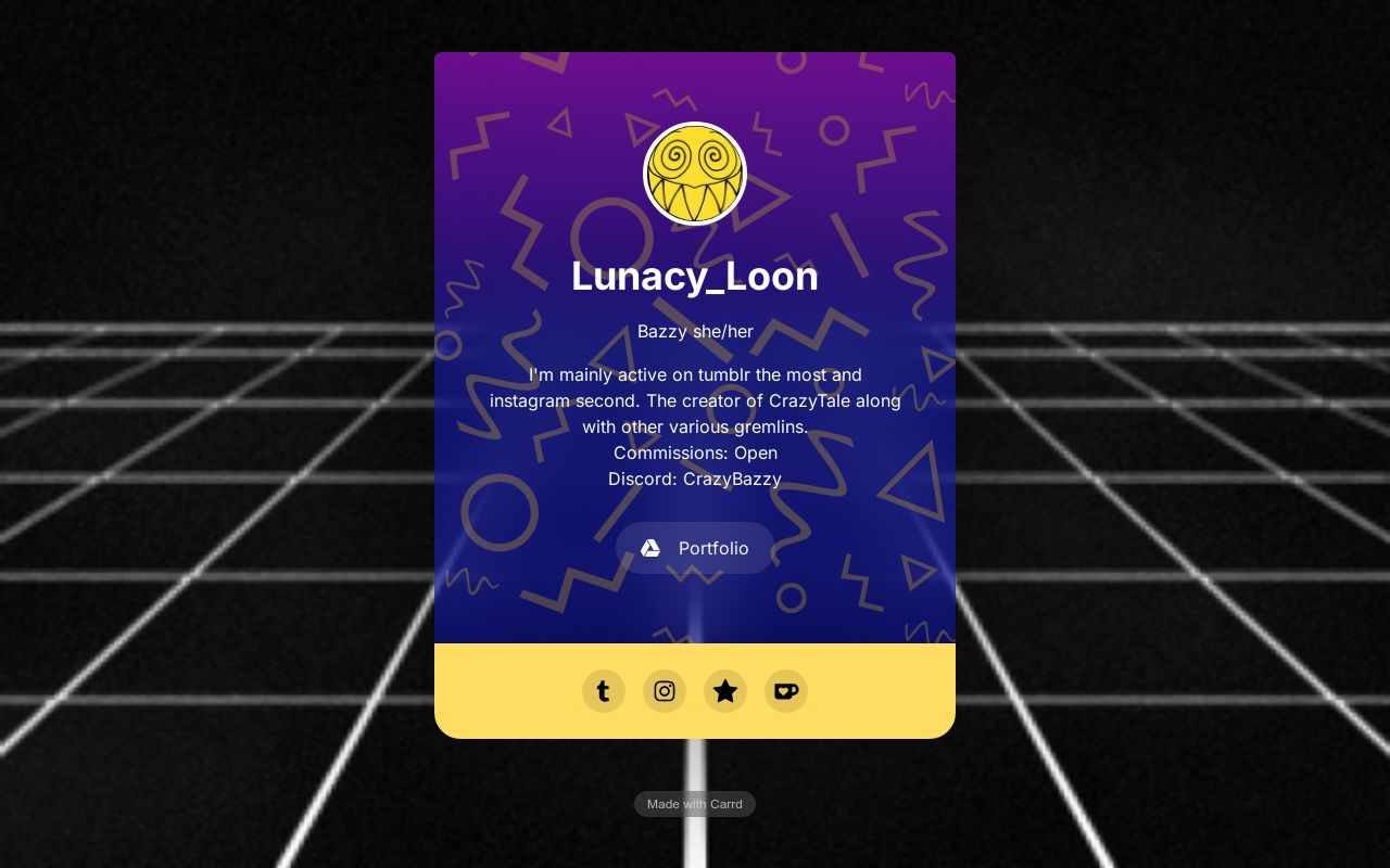Lunacy_Loon Card